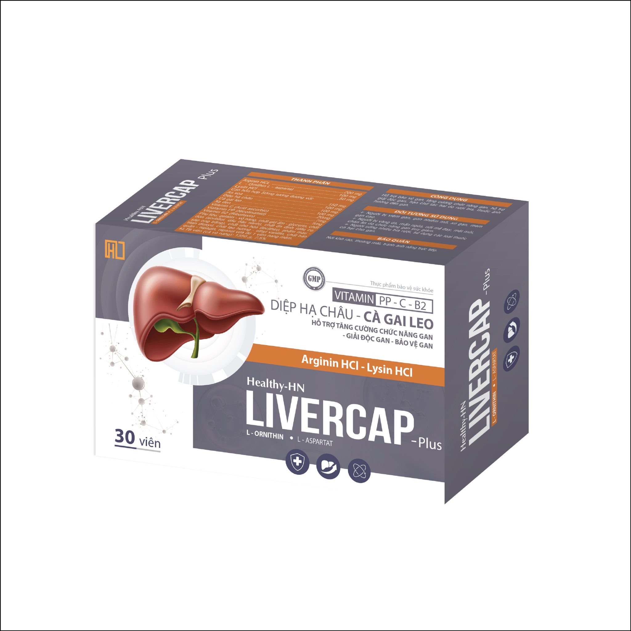 Healthy Hn Livercap Plus | Hỗ trợ bảo vệ gan, tăng cường chức năng gan ...